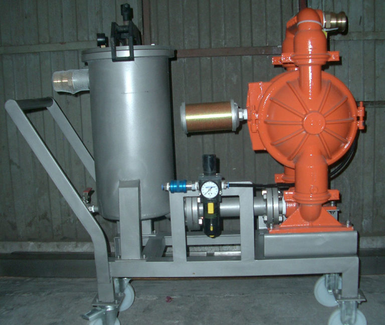 PRE-FILTRO PARA BOMBA EN ACERO INOXIDABLE 1.4404 (316L) - Caldereria Teruel